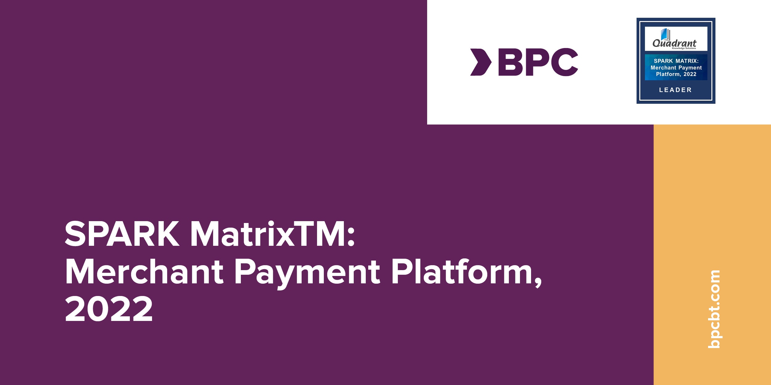 Thank you | SPARK Matrix: Merchant Payment Platform, 2022